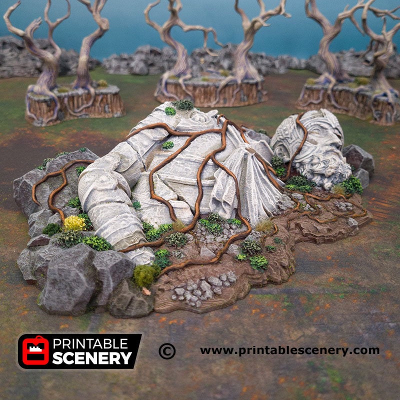 Giant Statue - Shadowfey Wilds, DnD 5E, Pathfinder 2E 15mm, 28mm, 32mm ...