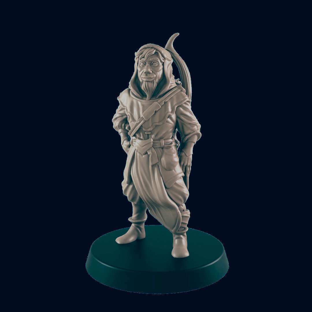 Human Male Woodsman - EC3D | DnD | Male | Villager | Ranger | Druid ...