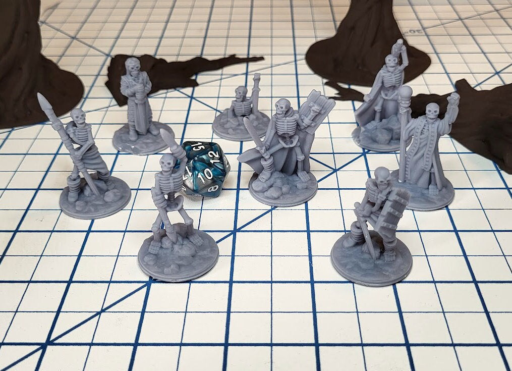 Skeletons set 1 - DnD mini pack | Fat Dragon Games | Skeleton | Undead ...