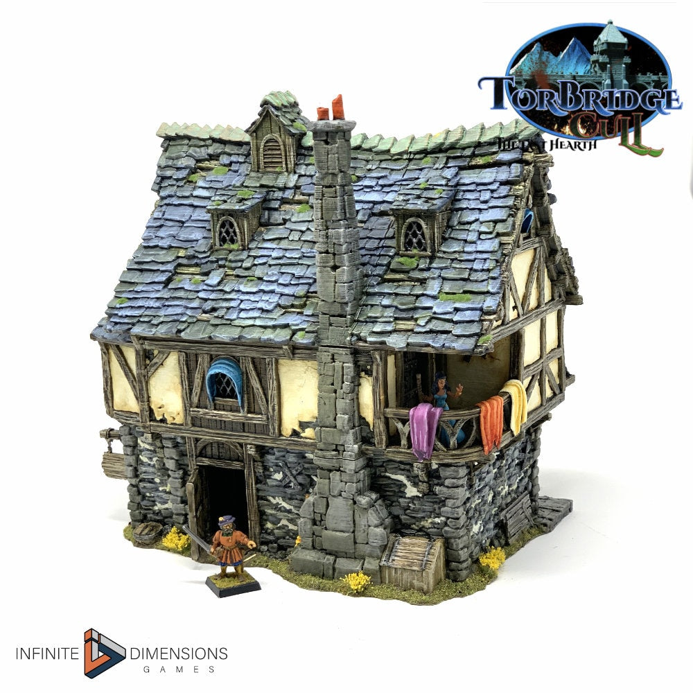 Milat's Townhouse Model Building set - Dnd, Wargaming, Model Train | V ...