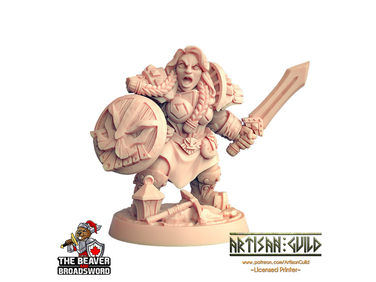 Female Dwarven Defender - Artisan Guild | DnD | Fighter | Barbarian ...